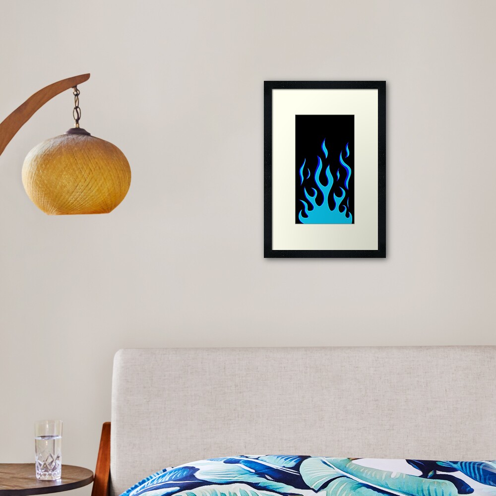 "blue flame" Art Board Print for Sale by chelfors | Redbubble