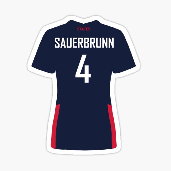 "Becky Sauerbrunn 2020 Away USWNT Jersey" Sticker for Sale by mappsart ...