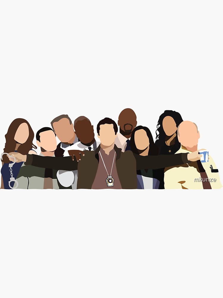 "Brooklyn 99" Sticker for Sale by mkunze | Redbubble