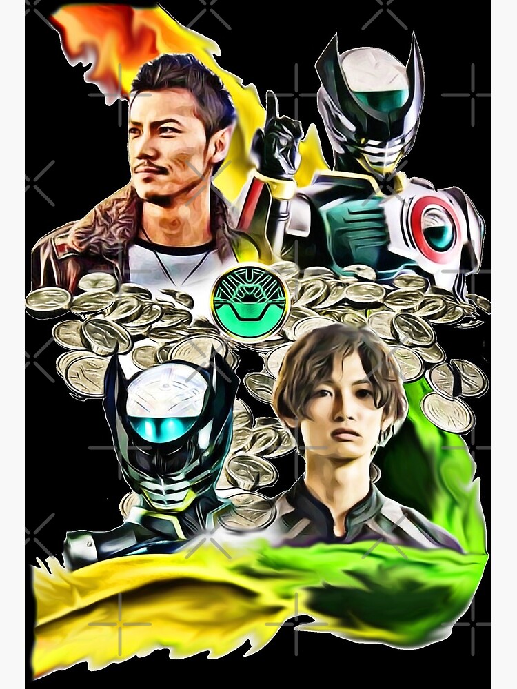"Birth/ReBirth - Kamen Rider OOO Birth and Prototype Side-by-Side" Art ...