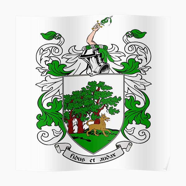 "Callahan Family Crest with Motto" Poster for Sale by callahand97 ...