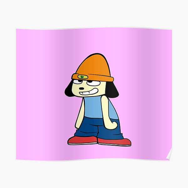 "Parappa The Slappa" Poster for Sale by Sailor-Azoth | Redbubble