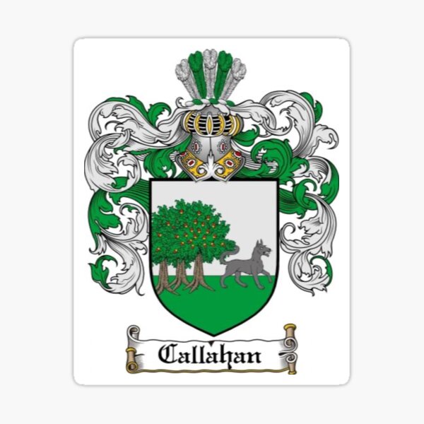 "Callahan Family Crest" Sticker by callahand97 | Redbubble