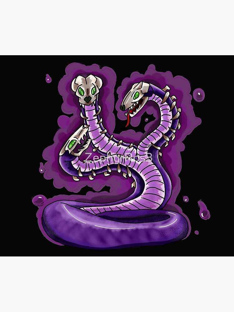 "Ghost Hydra" Poster for Sale by ZephyrRos3 | Redbubble