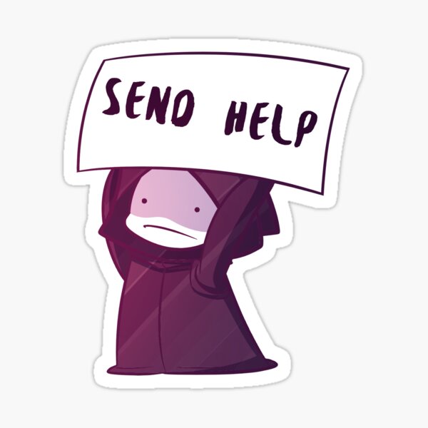 "Send Help" Sticker for Sale by Nerdsona | Redbubble