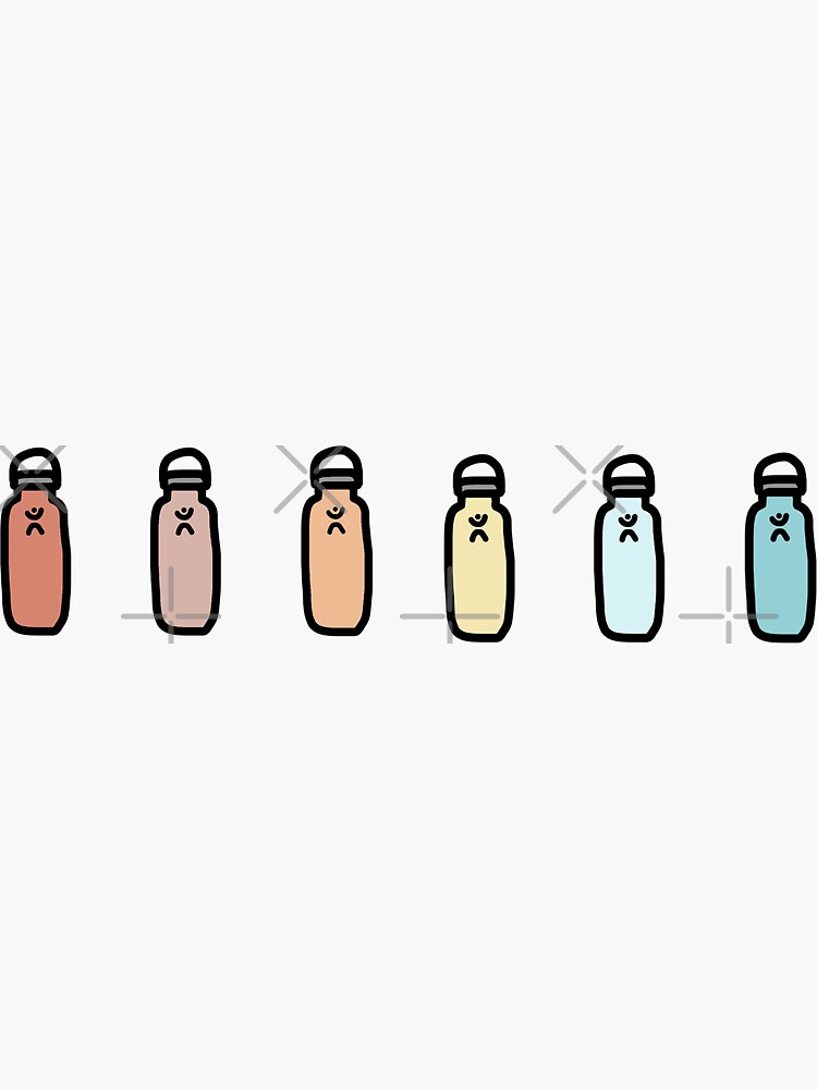 "Hydro Flask Sticker Pack" Sticker by bassoongirl123 | Redbubble