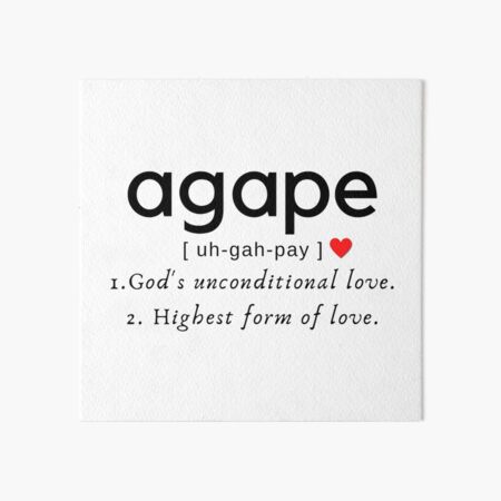 "Agape Love" Art Board Print for Sale by jencastro | Redbubble
