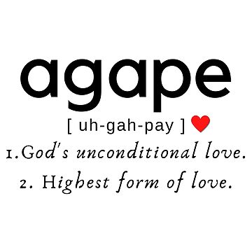 "Agape Love" Poster for Sale by jencastro | Redbubble