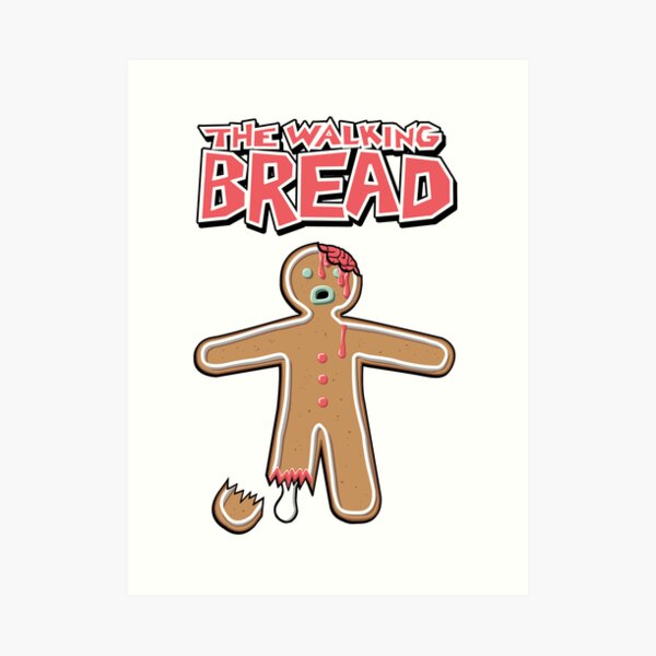 "The Walking Dead GingerBread Man Zombie" Art Print by Feelmeflow ...