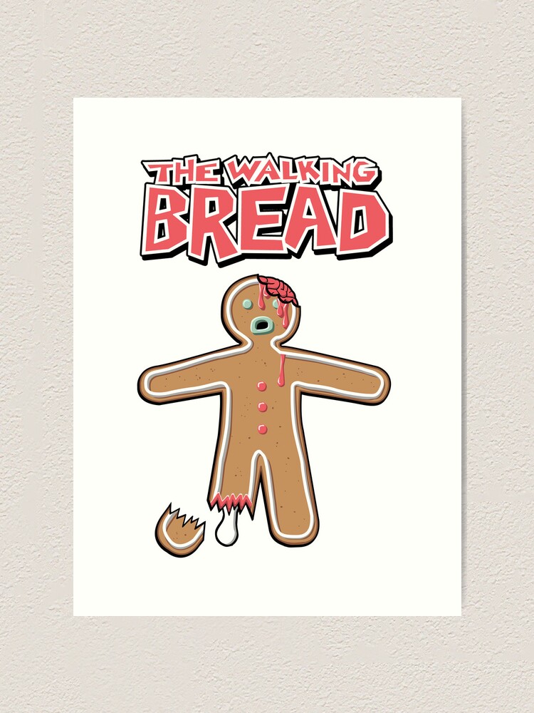 "The Walking Dead GingerBread Man Zombie" Art Print by Feelmeflow ...