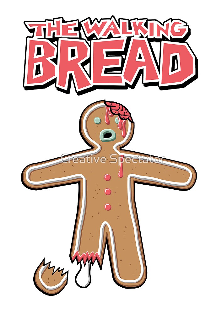 "The Walking Dead GingerBread Man Zombie" by Creative Spectator | Redbubble