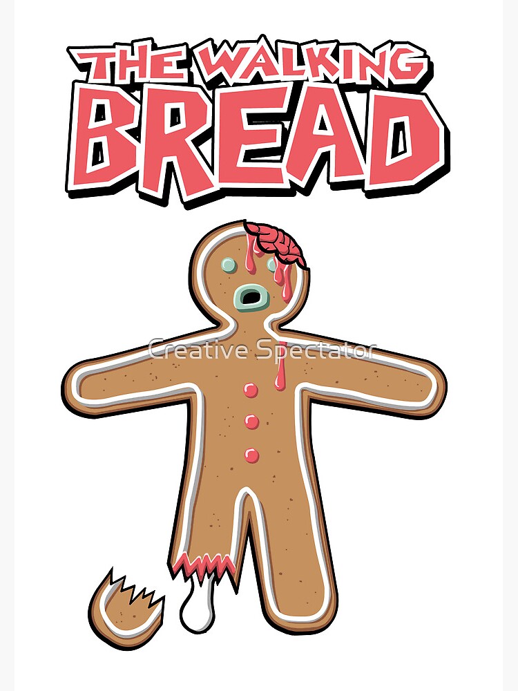 "The Walking Dead GingerBread Man Zombie" Art Print by Feelmeflow ...