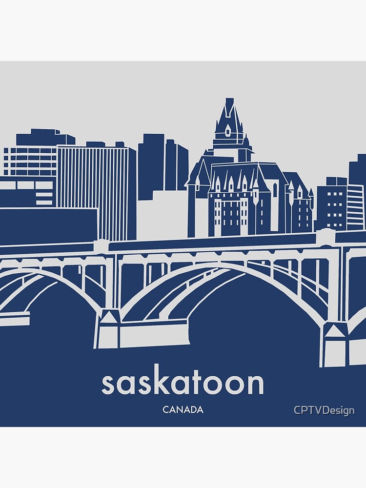 "Iconic Saskatoon" Poster by CPTVDesign | Redbubble