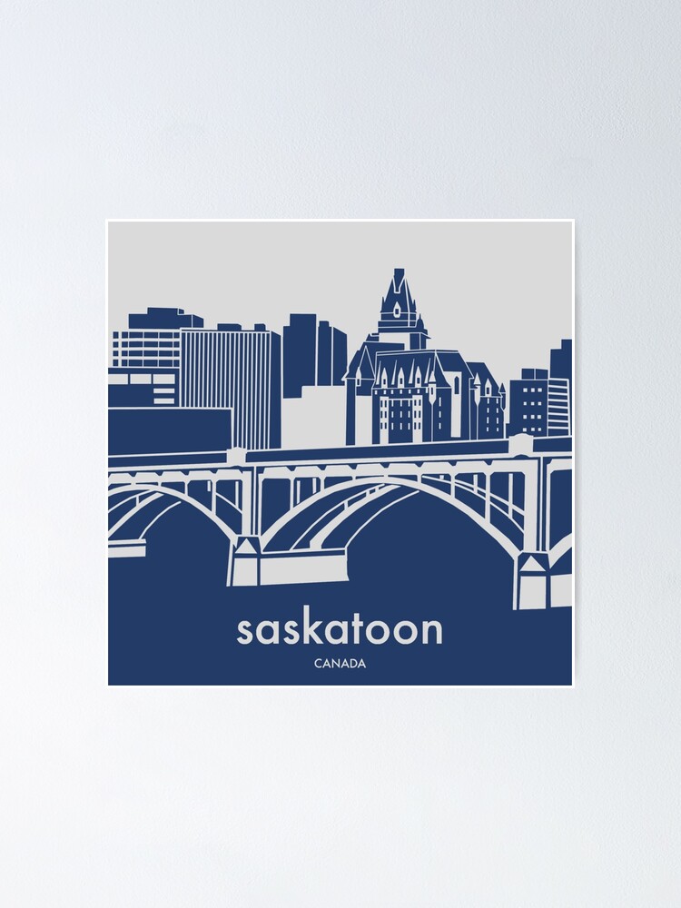"Iconic Saskatoon" Poster by CPTVDesign | Redbubble