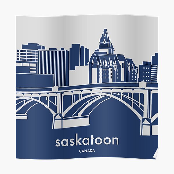"Iconic Saskatoon" Poster by CPTVDesign | Redbubble