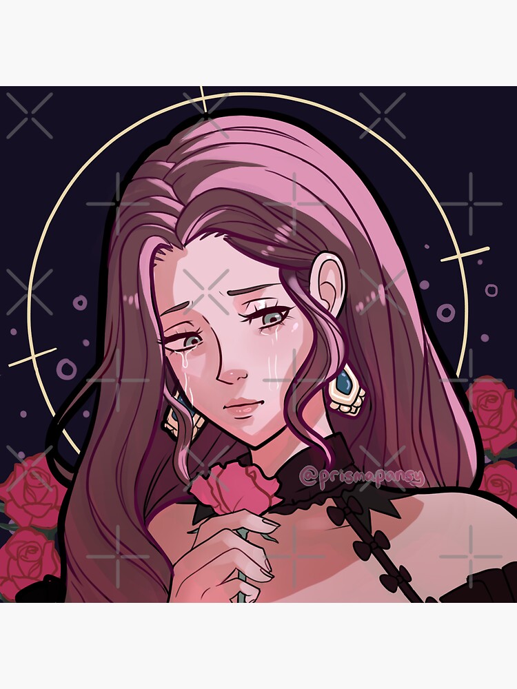 "timeskip dorothea with flowers // fire emblem" Sticker by prismapansy ...