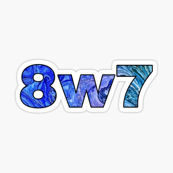 "8W7 ENNEAGRAM PERSONALITY TYPE GRAPHIC" Sticker for Sale by ...