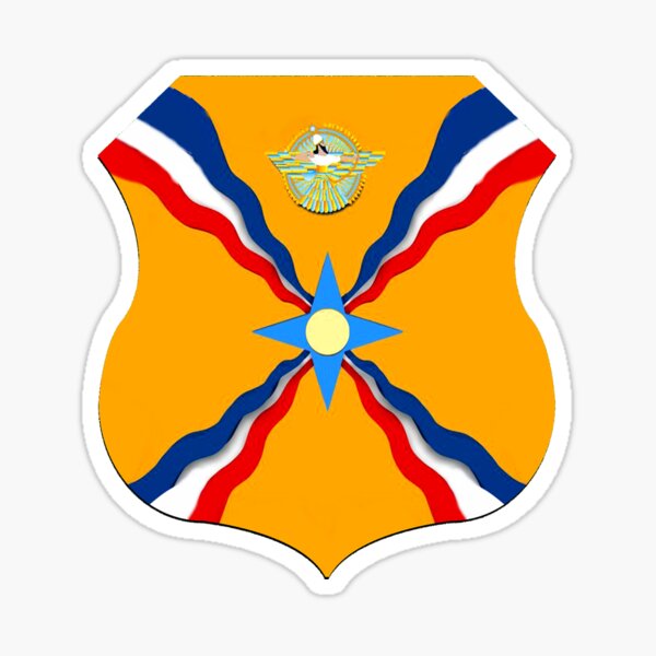 Assyrian Flag Sticker For Sale By Doniainart Redbubble