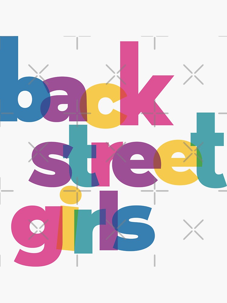 "Backstreet girls" Sticker for Sale by Fangirl-boyband | Redbubble