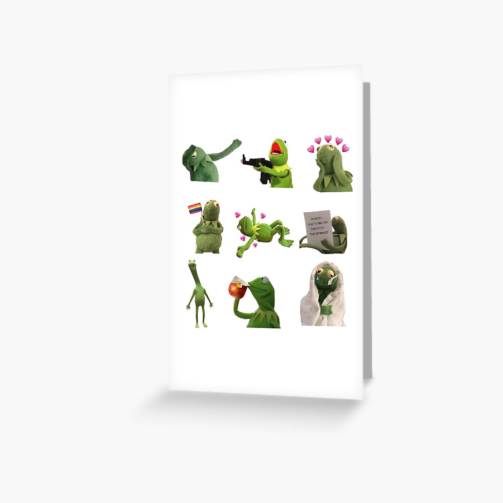 "kermit set" Sticker for Sale by Lia Kolor | Redbubble