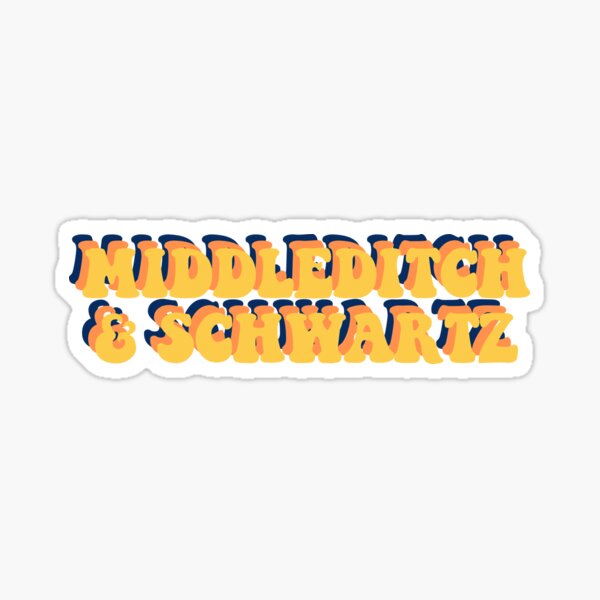 Middleditch And Schwartz Stickers | Redbubble