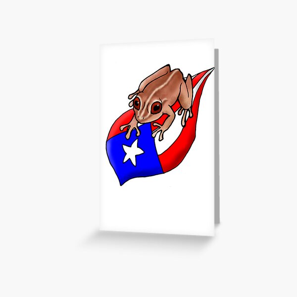 "Coqui" Greeting Card for Sale by AZboricua | Redbubble