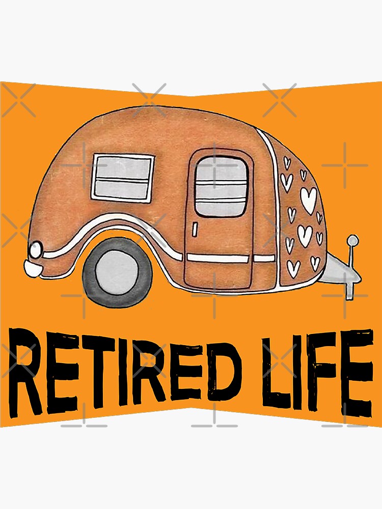 "Funny Retirement - Gifts Retired with Caravan Retired Bum Gift ...