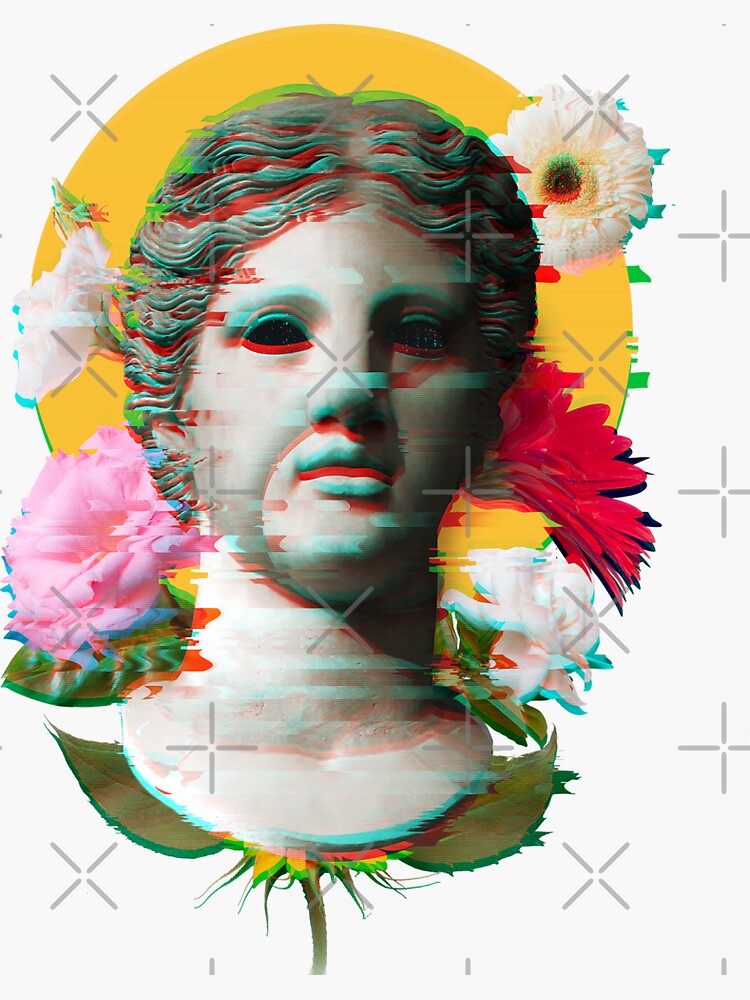 "Vaporwave" Sticker by DerSenat | Redbubble