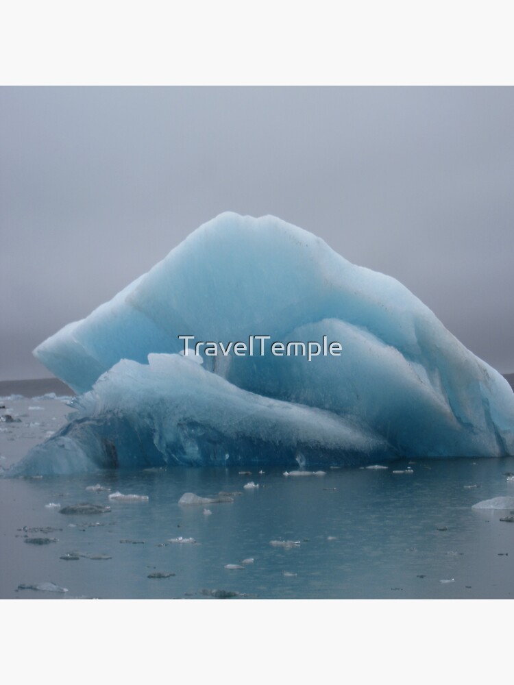 "light blue iceberg" Sticker for Sale by TravelTemple | Redbubble