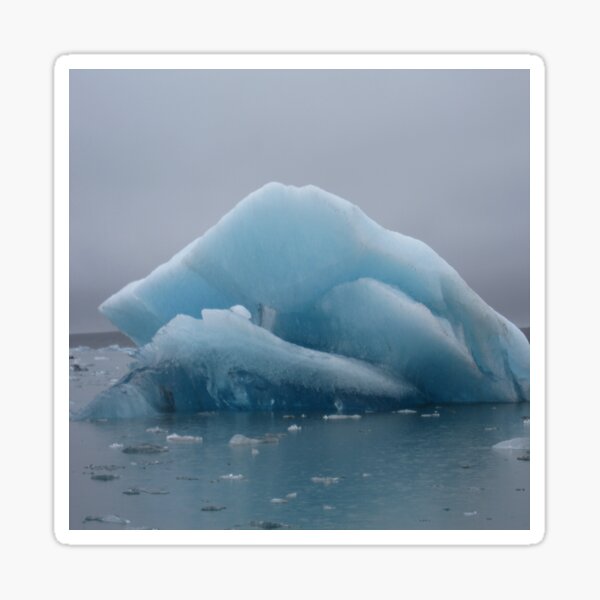 "light blue iceberg" Sticker for Sale by TravelTemple | Redbubble