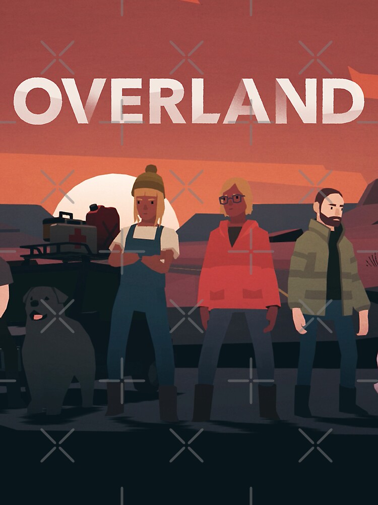 "Overland" Sticker for Sale by Purpleworld1 | Redbubble