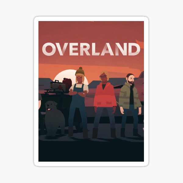 "Overland" Sticker for Sale by Purpleworld1 | Redbubble