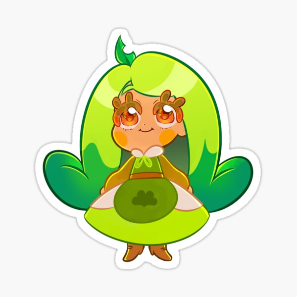 "Cookie Run: Spinach Cookie" Sticker by Kyotemeru | Redbubble