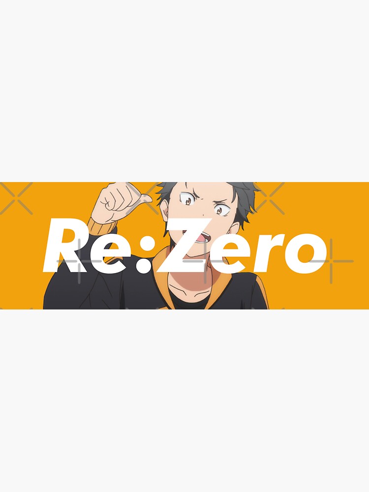 "Subaru Natsuki - Re:Zero - Banner 1" Sticker for Sale by Chumbo21 ...