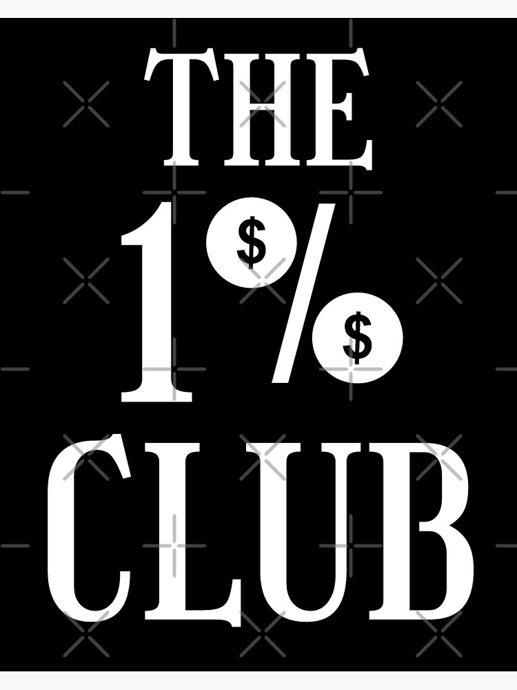 "One Percent Club " Sticker by RIVEofficial | Redbubble