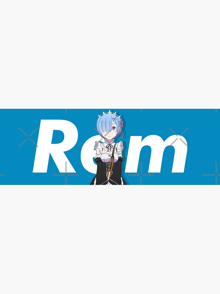 "Rem - Re:Zero - Banner 2" Sticker for Sale by Chumbo21 | Redbubble