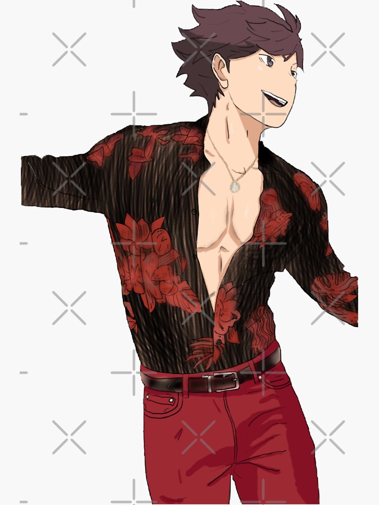 "Haikyuu! Toru Oikawa" Sticker for Sale by yuennbunn | Redbubble