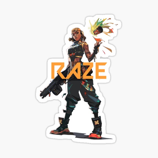 Valorant Raze Valorant Stickers | Redbubble