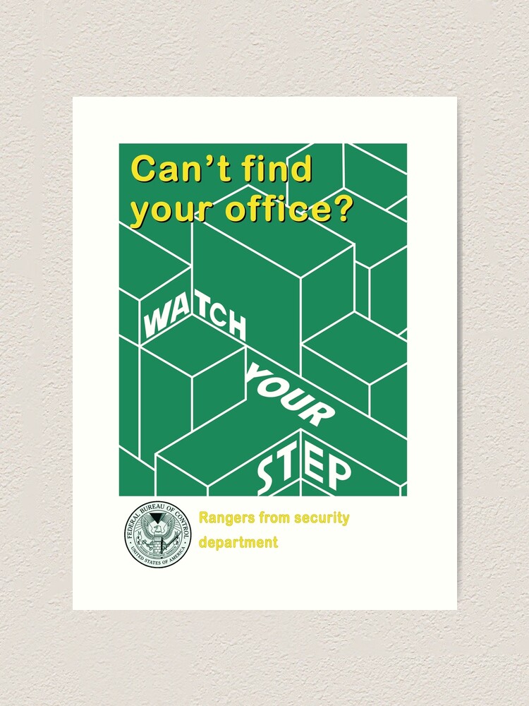 "Federal Bureau of Control Advisory Poster 1" Art Print for Sale by ...