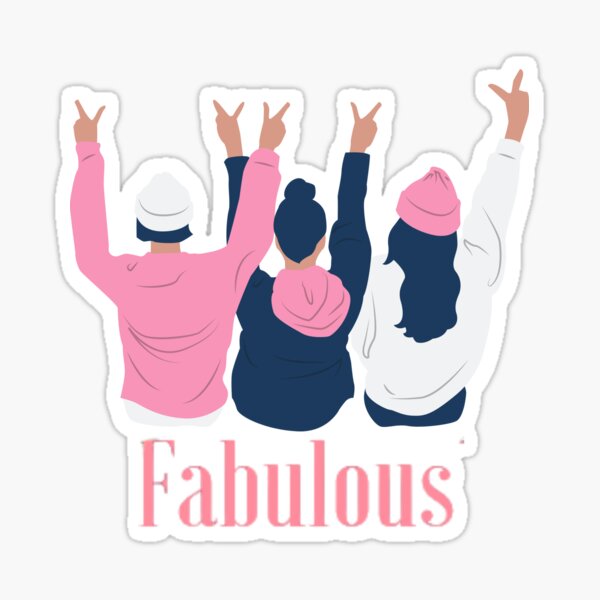 "Fabulous" Sticker by vulpixmiageorge | Redbubble