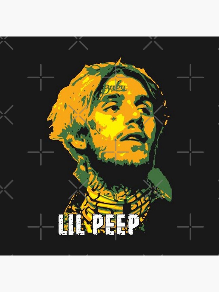 "Lil Peep Portrait Drawing Art Original Design" Poster by nmrkdesigns ...