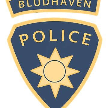 "Bludhaven Police Badge" Sticker for Sale by oohnah | Redbubble