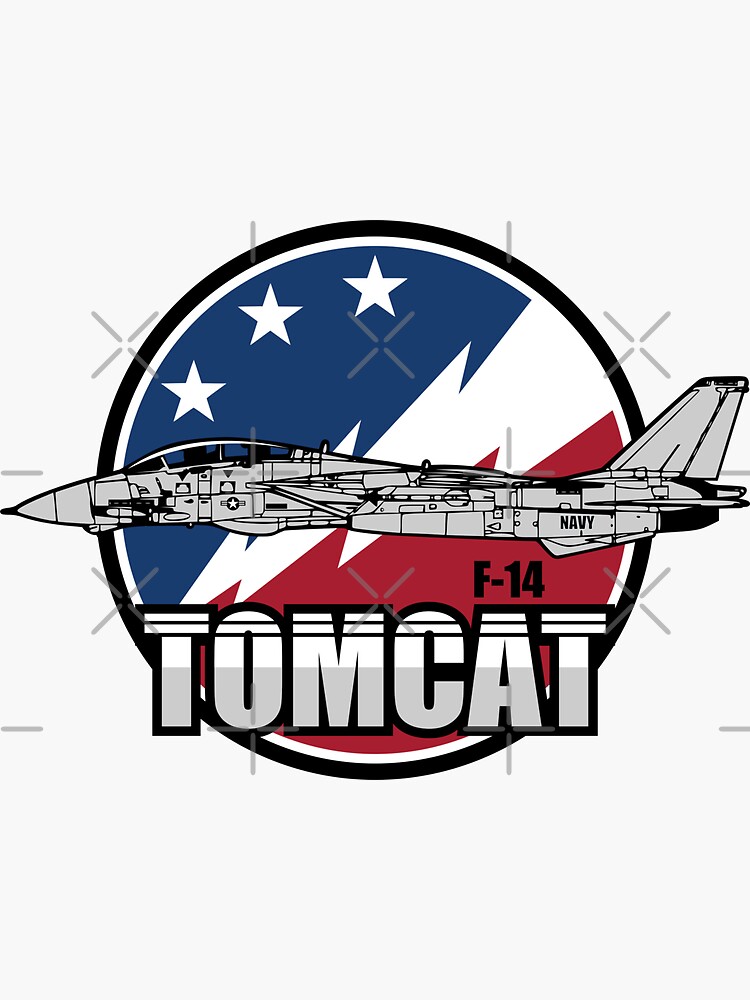 "F-14 Tomcat" Sticker for Sale by StrongVlad | Redbubble