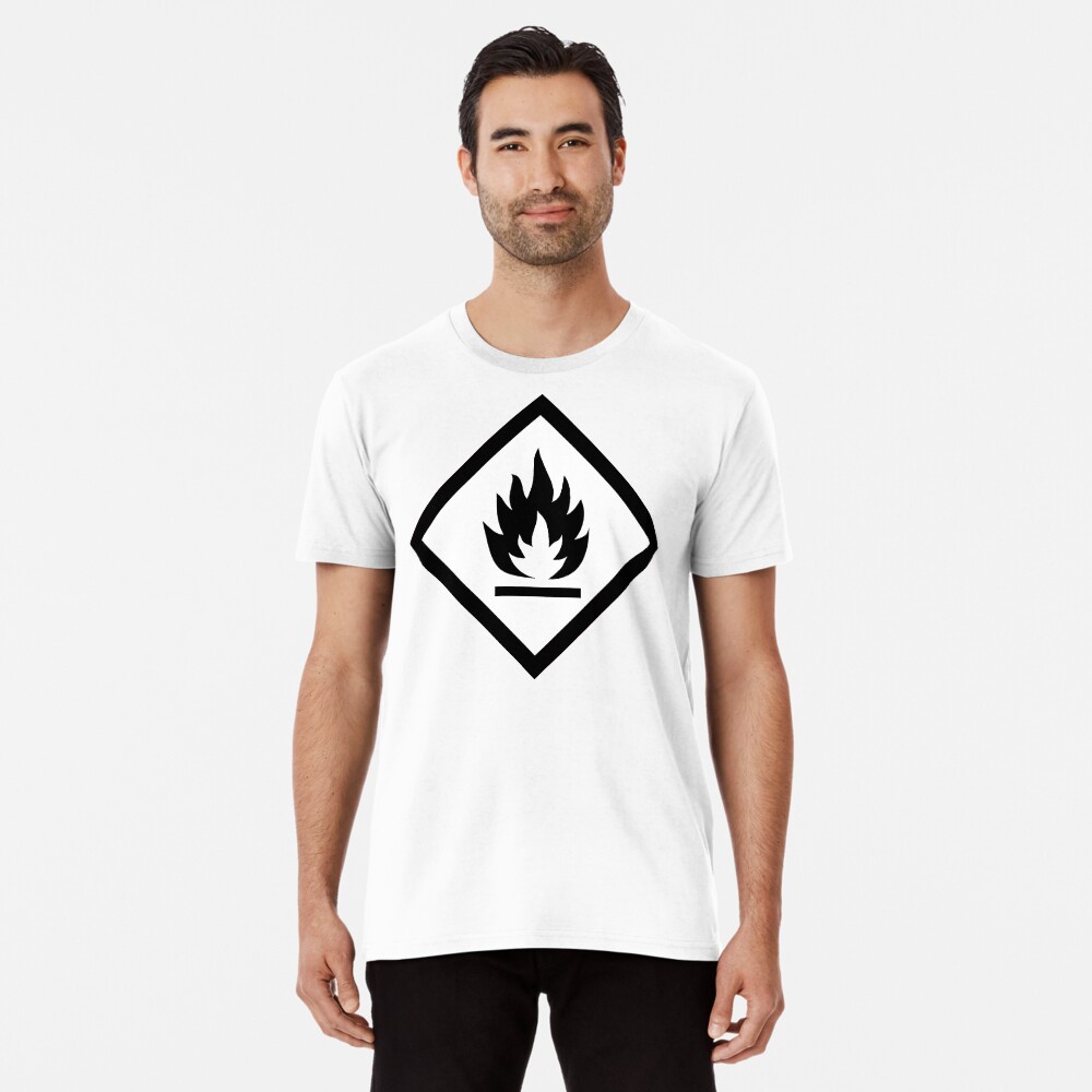 "Pictogram "Flammable"" Poster by WilliamPaterson | Redbubble