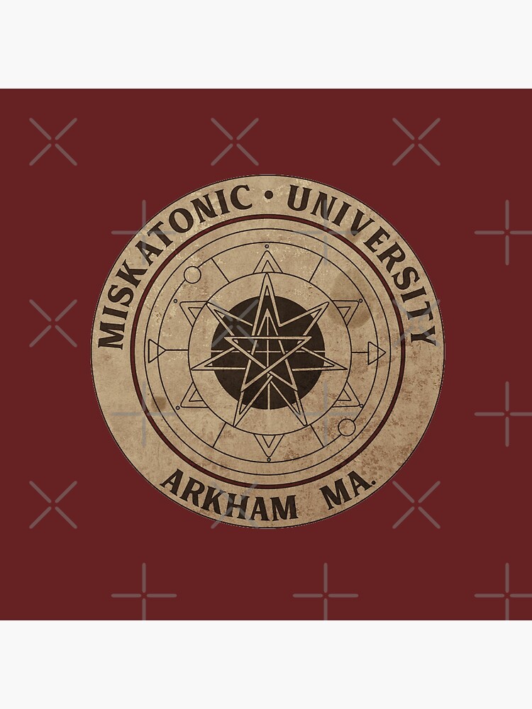 "Miskatonic University" Pin for Sale by Coconautica | Redbubble