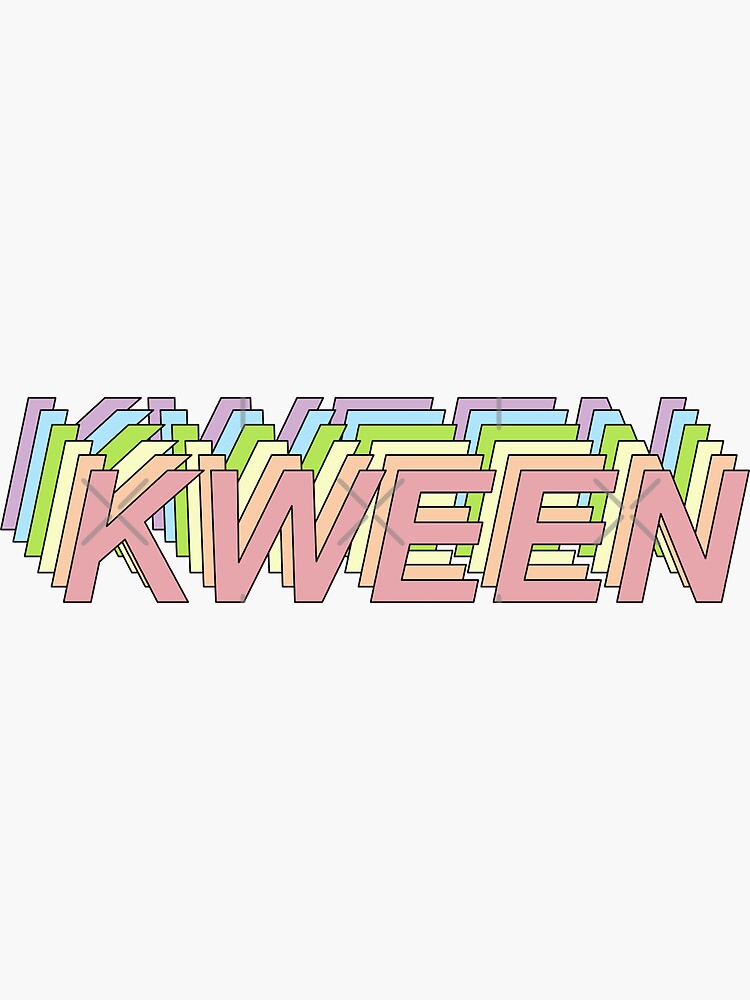 "Kween" Sticker for Sale by LordNeckbeard | Redbubble