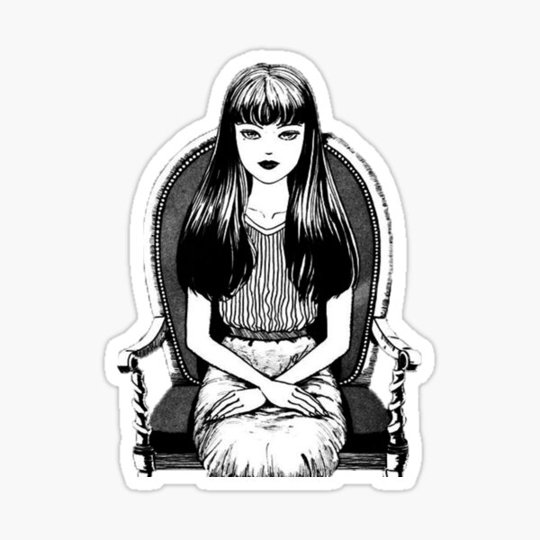 "Junji Ito Tomie" Sticker for Sale by Azpekt | Redbubble