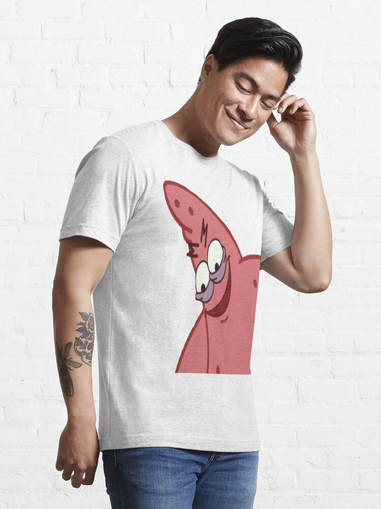 "Patrick Star Sinister Meme" T-shirt for Sale by Azpekt | Redbubble ...