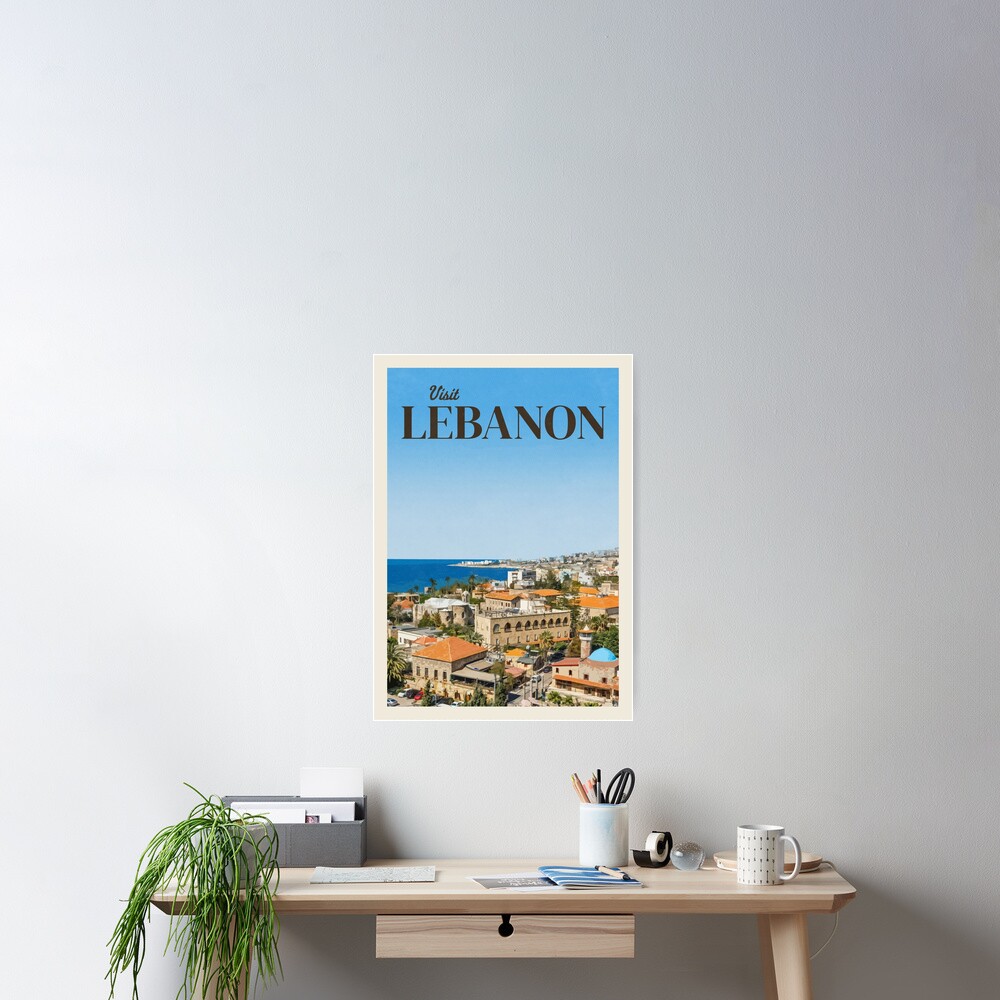 "Visit Lebanon" Poster for Sale by CallumGardiner | Redbubble