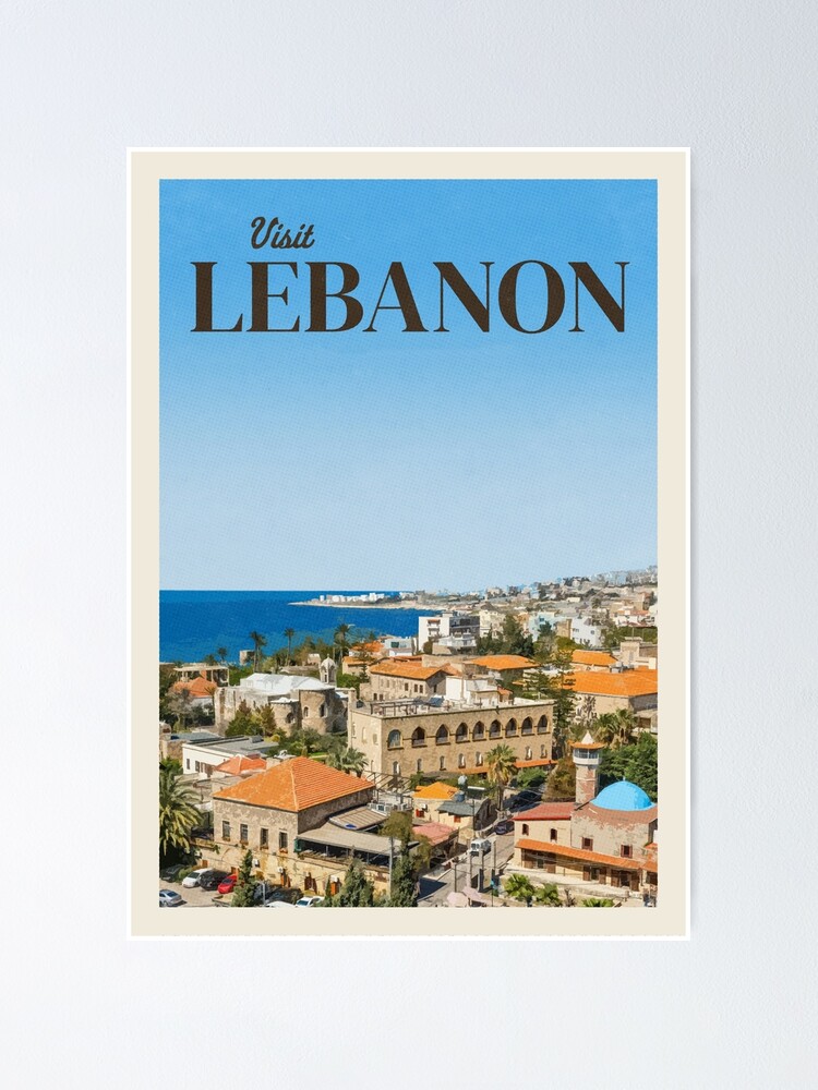 "Visit Lebanon" Poster for Sale by Mercury Club | Redbubble
